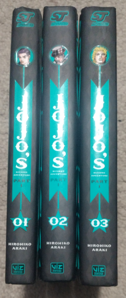 Jojos Bizarre Adventure Part 1: Phantom Blood Vol 1-3 Books Collection Set | eBay