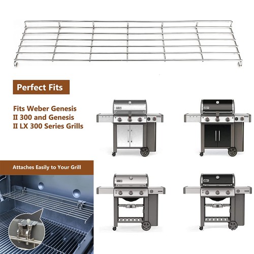 Stainless Steel Grill Warming Rack for Weber Genesis II 300 Series Gas ...