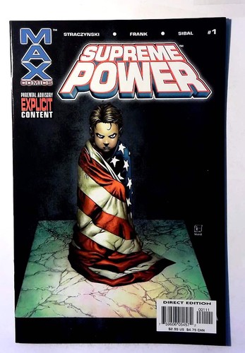 Supreme Power #1 (2003) Marvel 9.2 NM- Hyperion The Blur 1st Print ...