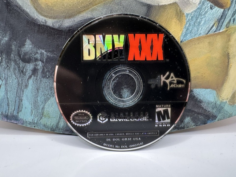 BMX XXX Nintendo Gamecube Disc - Case - Artwork, Clean Disc! Authentic ...