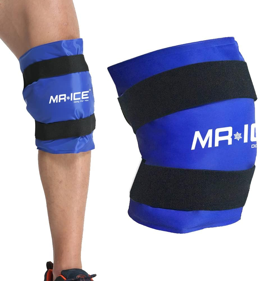 Mr.Ice Ice Pack for Knee Injuries,Reusable Gel Cold Pack for Leg,Ice ...