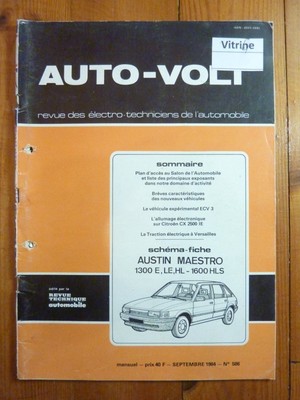 Maestro Revue Technique Electronic Auto Volt Austin | eBay