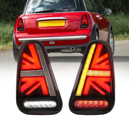 Pair LED Tail Lights for Mini Cooper R50 R52 R53 2002-06 Rear Turn ...