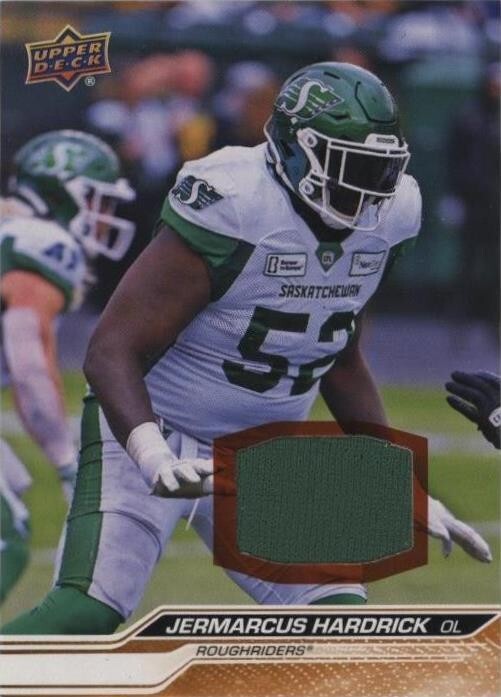 2024 Upper Deck Cfl - Jermarcus Hardrick #39 Jersey (MEM, RC) for sale ...