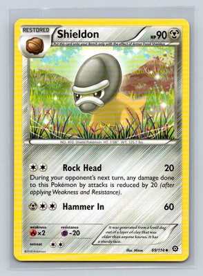 Shieldon #69/114 XY - Steam Siege Uncommon - Pokemon Cards D65 | eBay