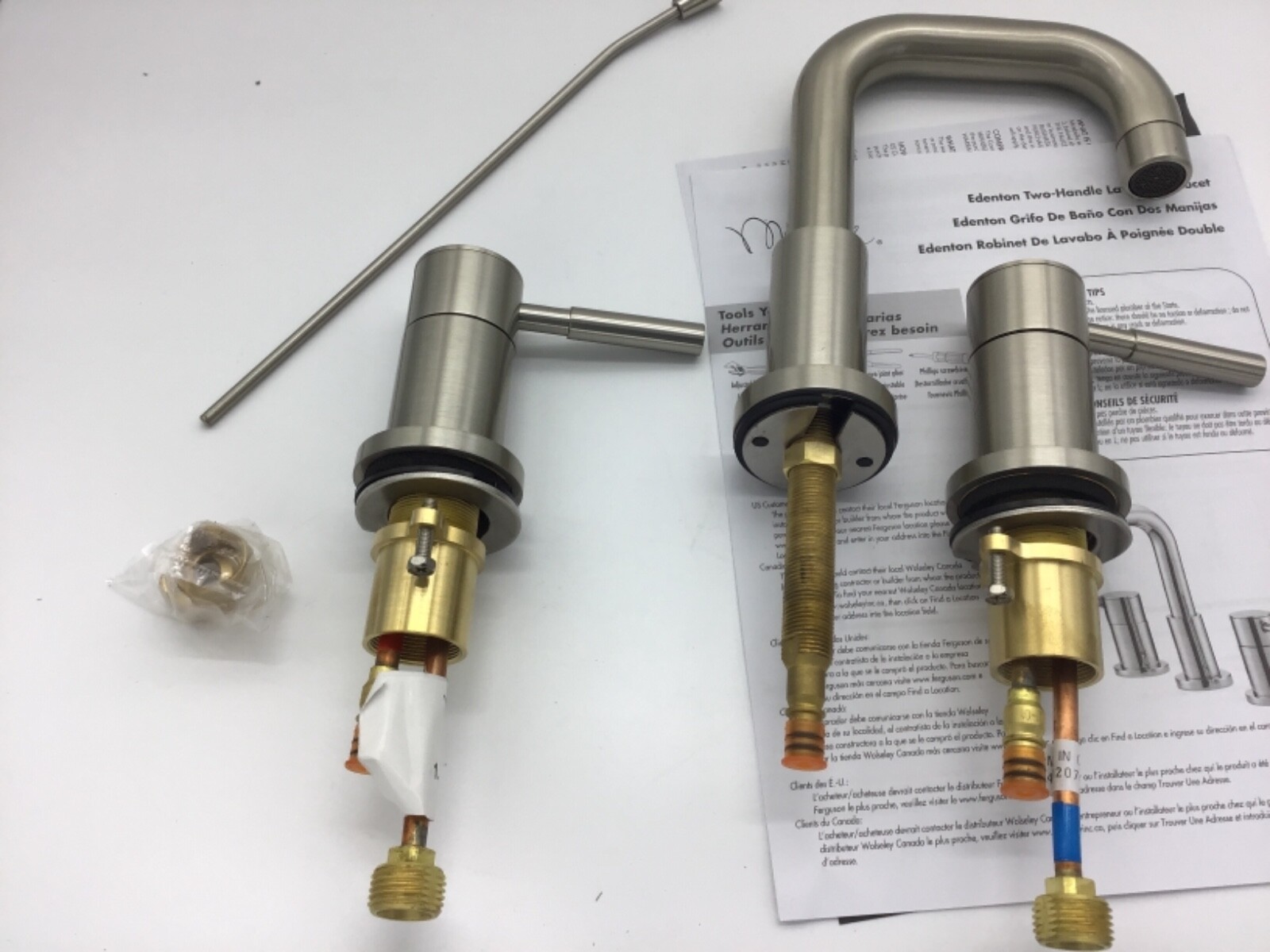 MIRABELLE MIRWSED800BN EDENTON 8 INCH WIDESPREAD BATHROOM FAUCET ...