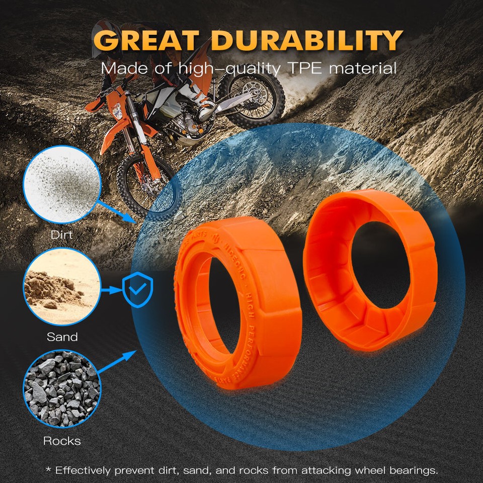 Front Wheel Bearing Caps Guards For KTM 125 250 350 450 SX/SX-F/XC/XCF ...