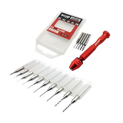Precision Hand Drill Set Drill Bits Set for Hobby Tool Carving DIY ...