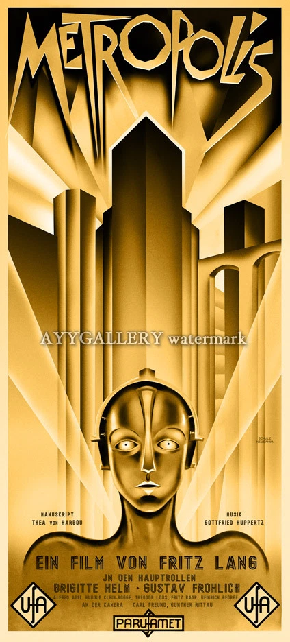 Fritz Lang Metropolis Poster