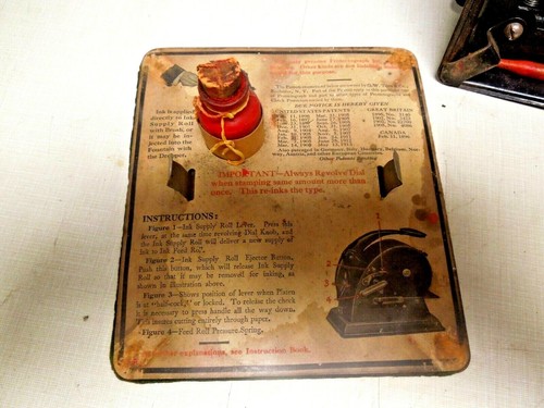 Protectograph Check Embosser Model H #193057 Working Condition | eBay