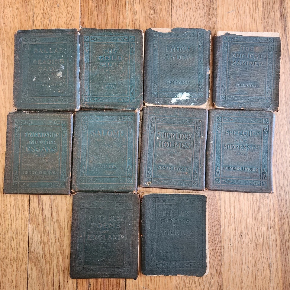 Little Leather Library for sale - eBay