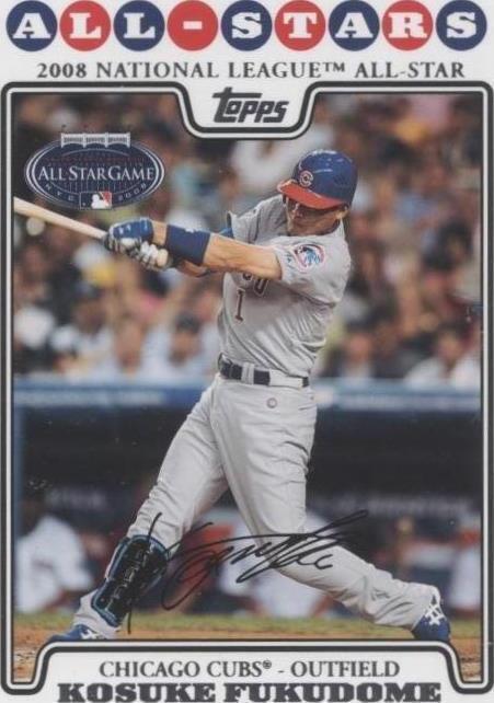 2008 Topps Updates & Highlights - All-Stars Kosuke Fukudome #UH285 (RC ...