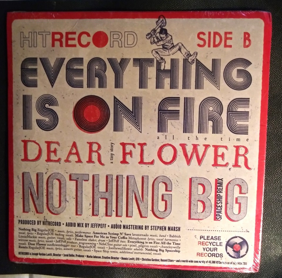 Various Artists – HitRECord Presents [7" Vinyl, 2011, HitRECord] Rock ...