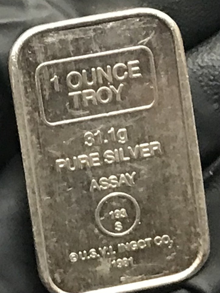 A-MARK LOOSE 1oz .999 SILVER ASSAY, LIL' CHUNKY INGOT, 1981! | eBay