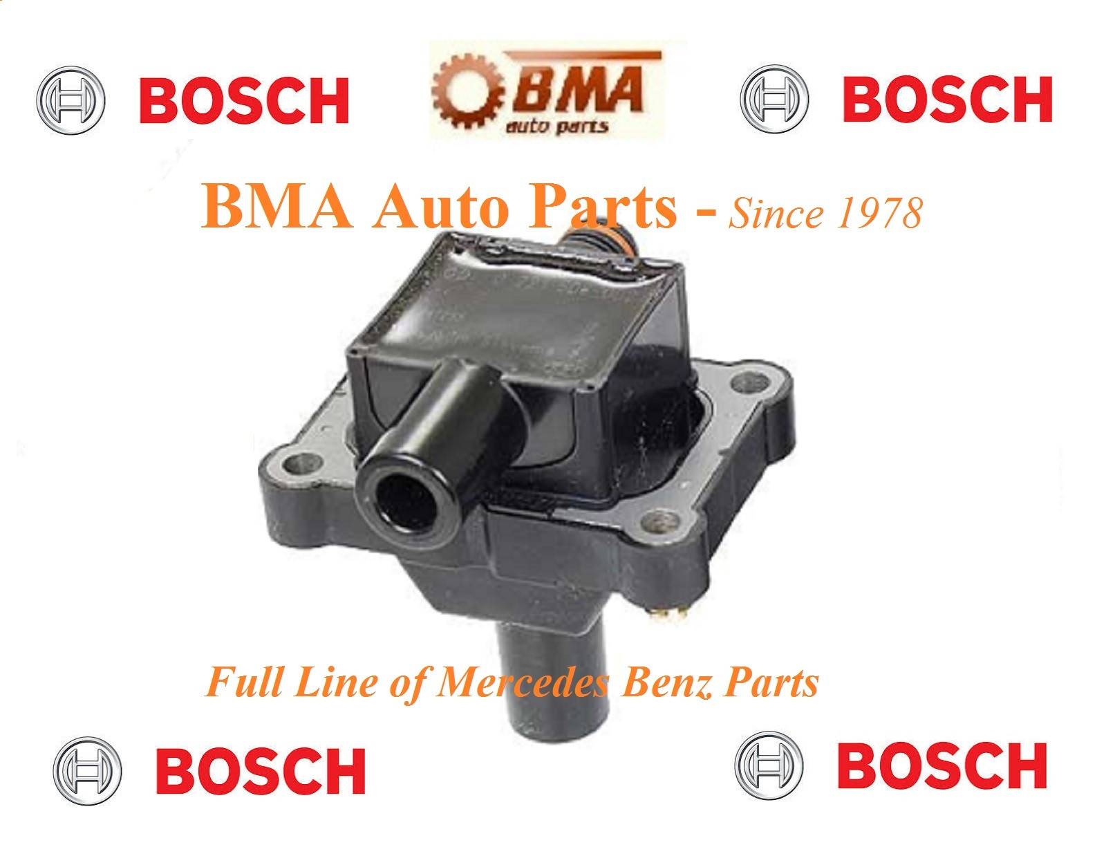 NEW OEM Mercedes-Benz Ignition Coil - BOSCH - 0221506002 00119 ...
