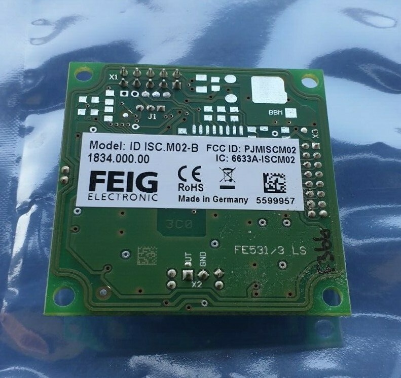 FEIG ELECTRONIC RFID READER READ ONLY 13.56mhz Model ID ISC.M02-B | eBay