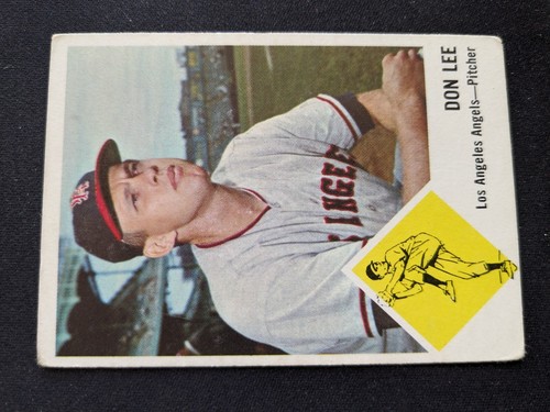 1963 Fleer Baseball Card # 18 Don Lee - Los Angeles Angels (VG) | eBay