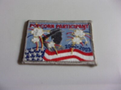 2002 - 2003 Popcorn Participant collectible popcorn patch BSA | eBay