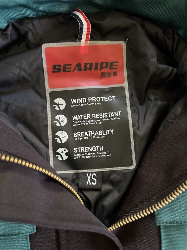 SEARIPE Women Ski Suits One Piece Jumpsuit XS Black | eBay