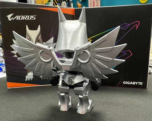 AORUS CHIBI Figurine Silver / Robot model action figure / 9 into 9 new ...