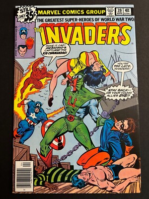 Invaders 39 VF+ -- Kid Commandos, U-Man Apps. Marvel 1979 | eBay