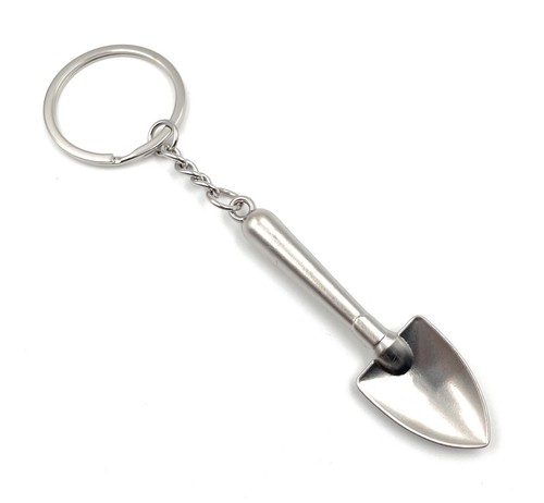 Keychain Shovel Silver Metal Pendant Charm | eBay