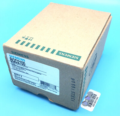 New Circuit Breaker Siemens BQD2100 100 Amp 2 Pole 480/277V Bolt On ...
