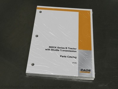 Case 580CK B Shuttle Shift Tractor Parts Catalog Exploded View Manual ...