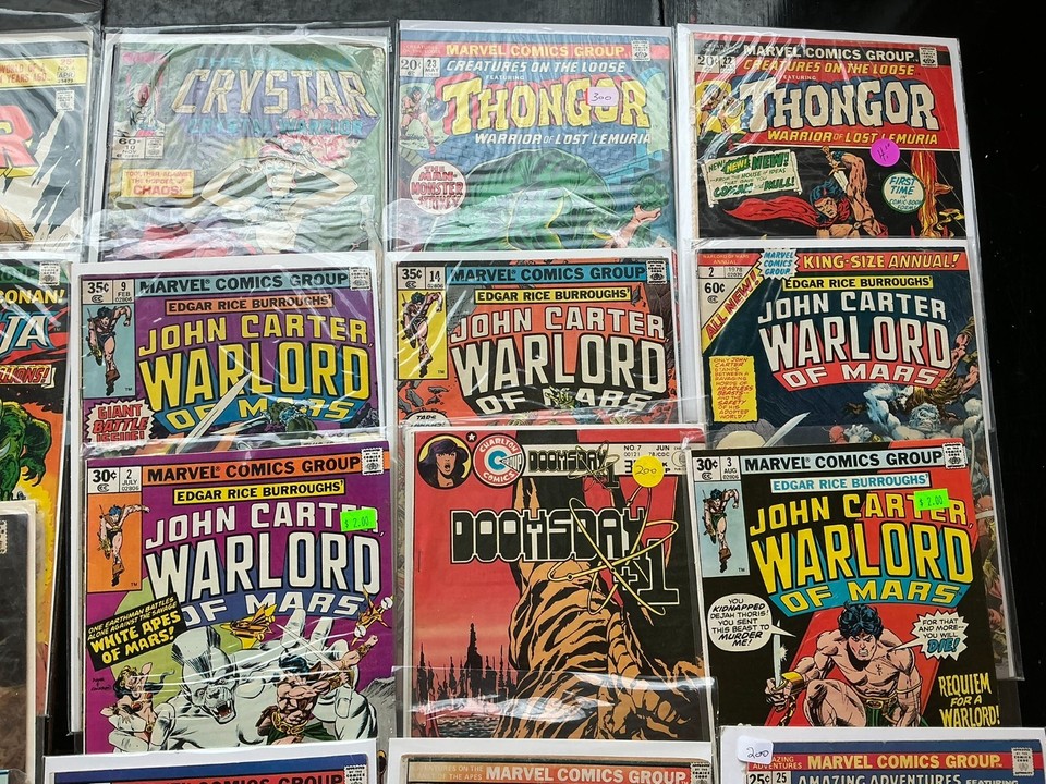 Lot Vintage Science Fiction Comic Books ~ Whitman Gold Key Tor Tragg ...