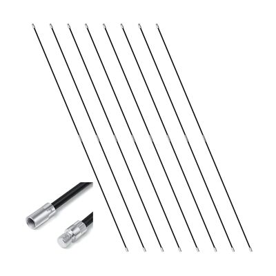 8 Pcs 24 ft Total Chimney Brush Rods Fiberglass Chimney Rod Kit ...