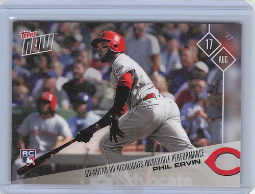 2017 Topps Now #492 Phil Ervin Cincinnati Reds | eBay