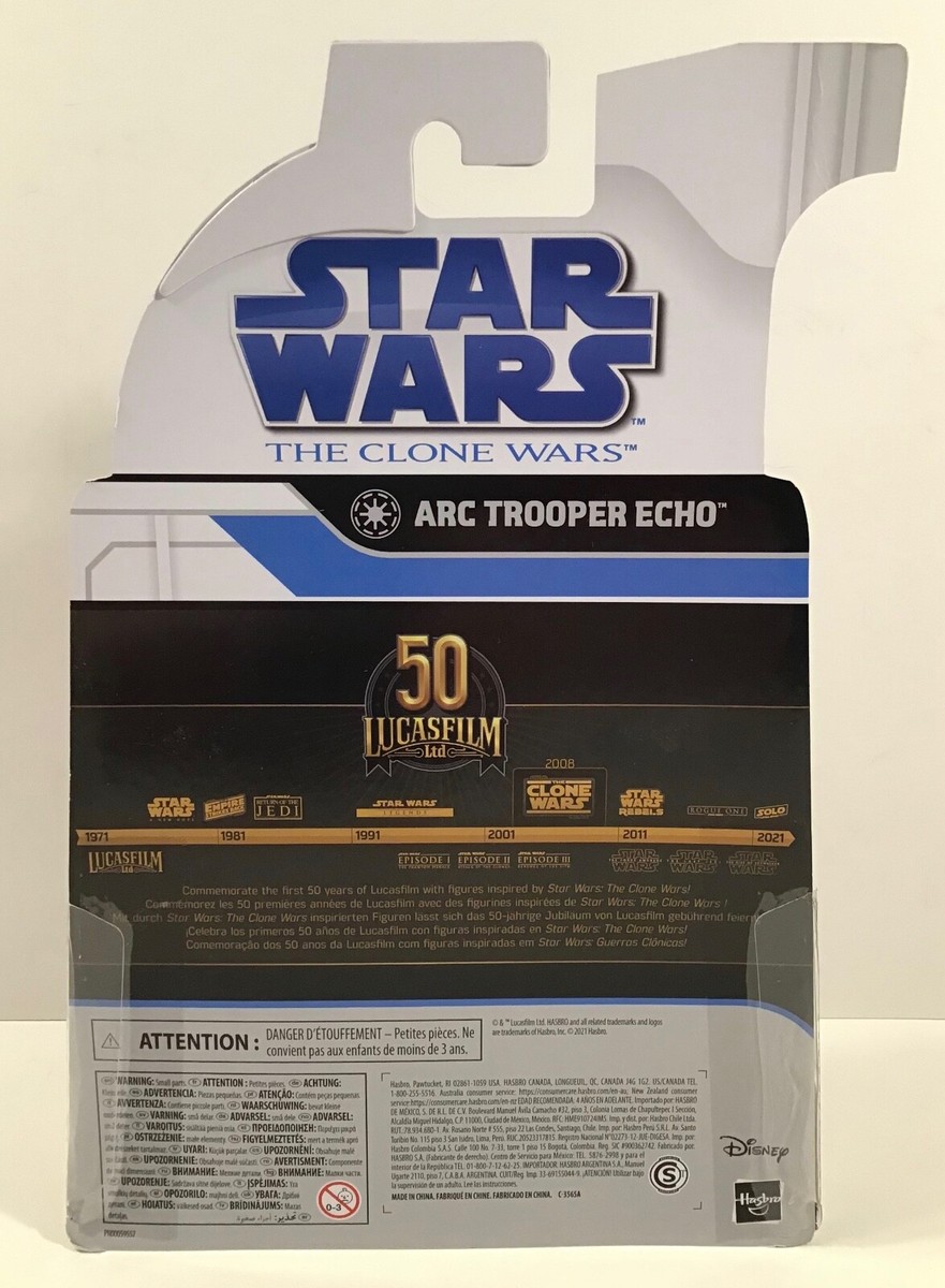 Referencia De Arc Trooper Echo Star Wars: The Clone Wars Actionfigur