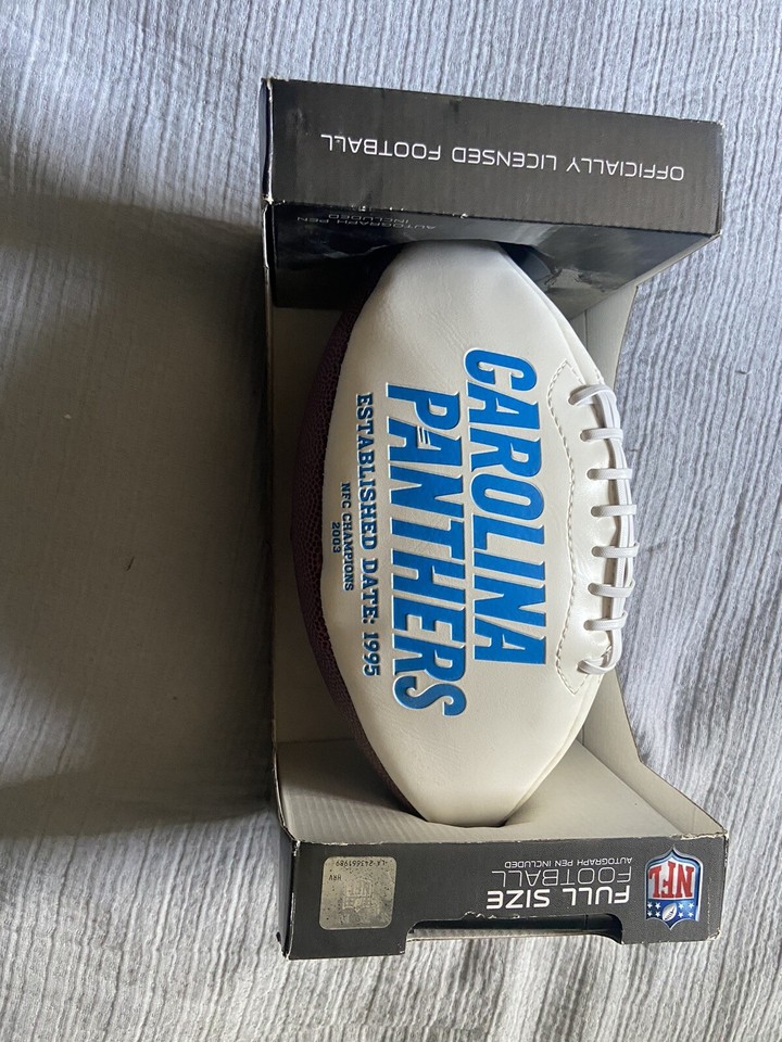 Carolina Panthers Full-Size Football Autograph Pen Included | eBay