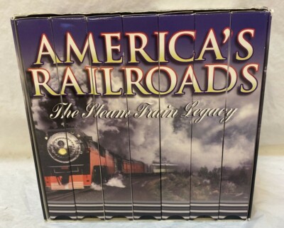 Americas Railroads The Steam Train Legacy 7 VHS Video Box Set | eBay