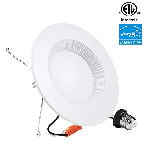5/6 inch LED Can Lights, 6 Pack LED Recessed Lights, Dimmable Retrofit ...