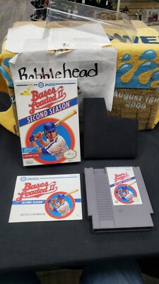 CIB BASES LOADED II 2 NINTENDO NES VIDEO GAME COMPLETE IN BOX W ...