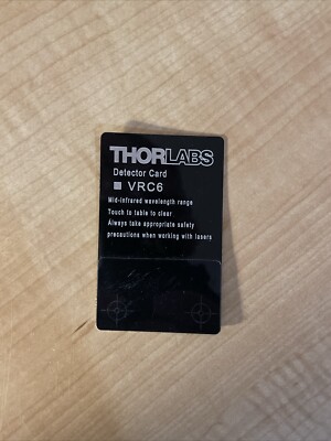 Thorelabs VRC6 Laser Viewing Card | eBay