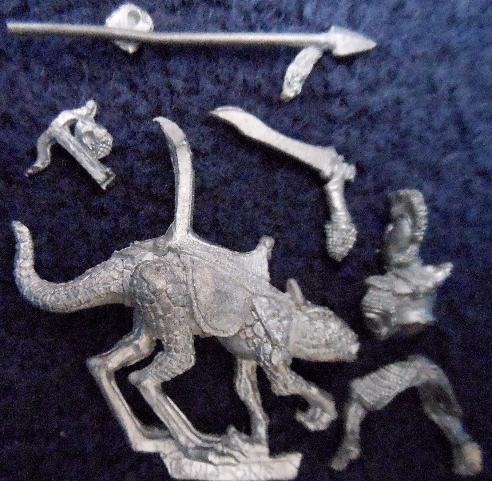 1990 Dark Elf MM71 Doom Drake Cold One Rider 1 Marauder Cavalry ...