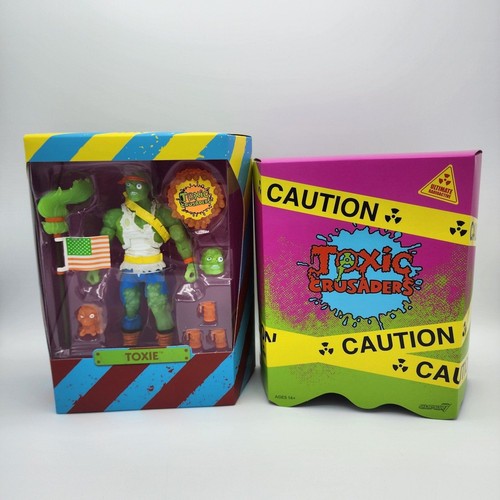 SUPER 7 Toxic Crusaders ULTIMATES! Toxie (Radioactive Red Rage) Figure ...