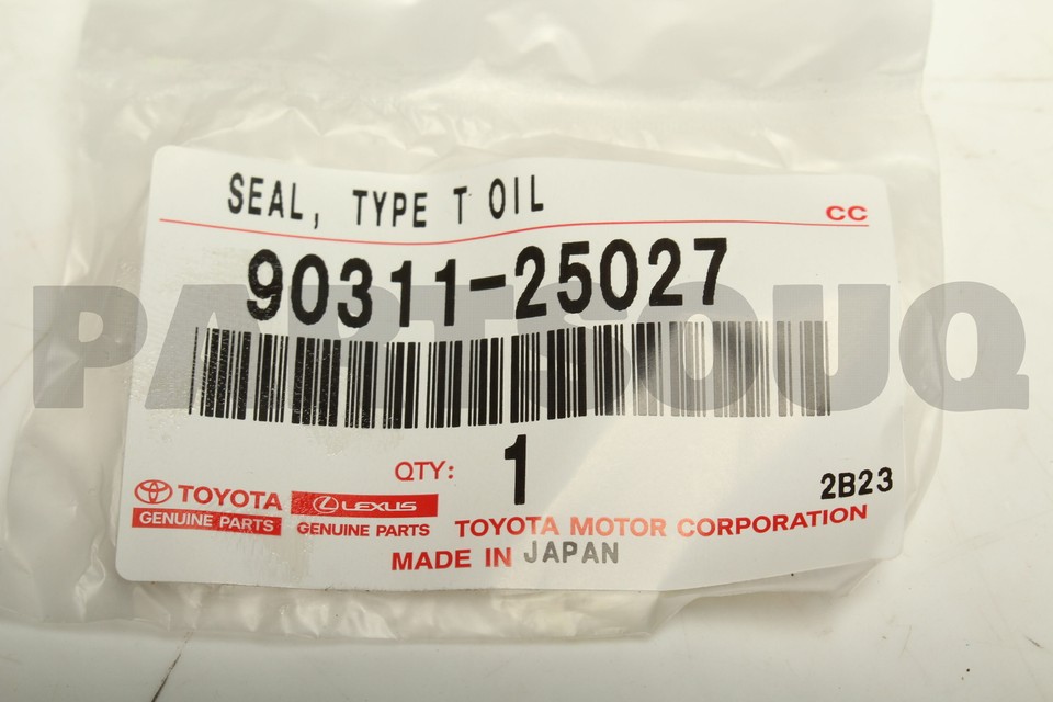 9031125027 Genuine Toyota SEAL, TYPE T OIL(FOR HYBRID VEHICLE ...