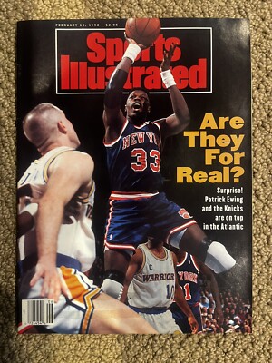 Sports Illustrated February 10, 1992 Patrick Ewing New York Knicks ...