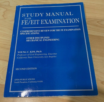 Study Manual for FE/EIT Examination | eBay