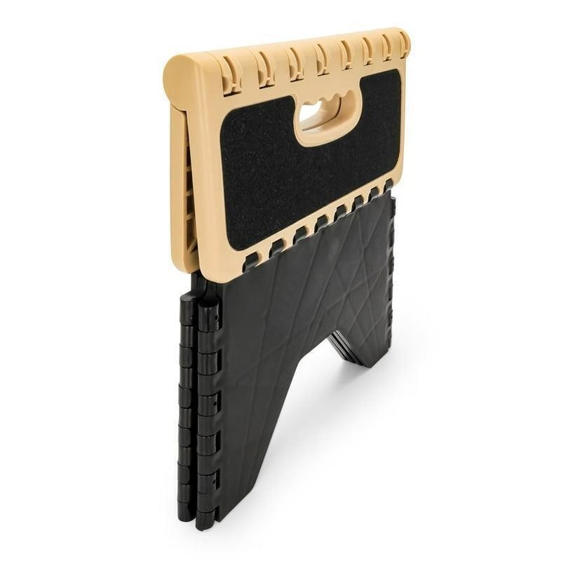 Folding Step Stool 9 In Supports 300 Lbs UV Resistant Resin Non-Slip ...