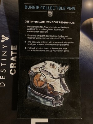 Destiny Skull of Dire Ahamkara Exotic Helmet Collectible Pin With In ...