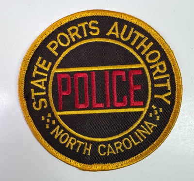 North Carolina State Ports Authority Police NC Patch Z10B | eBay