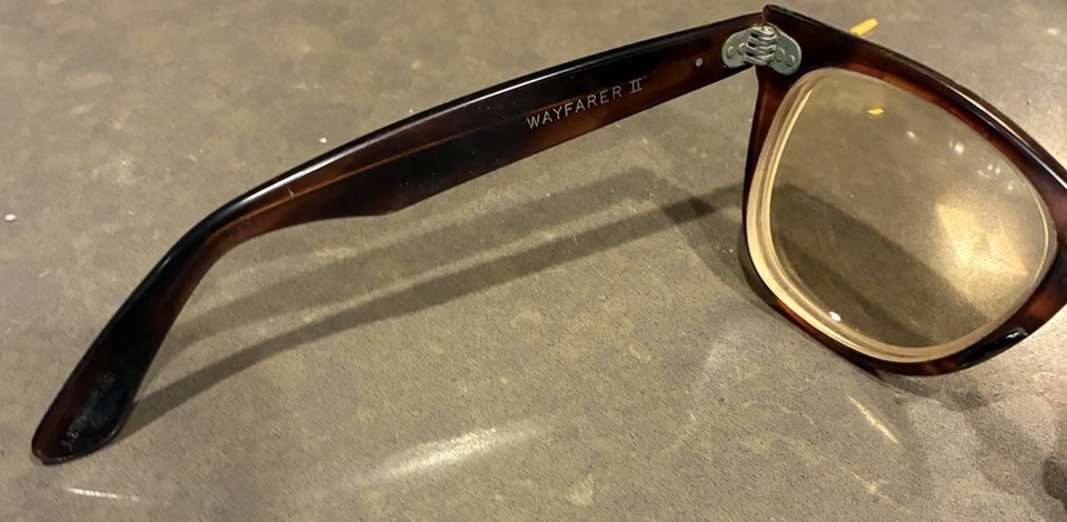 Vintage 80s Bausch & Lomb Ray Ban Tortoise Shell Wayfarer II USA Made ...