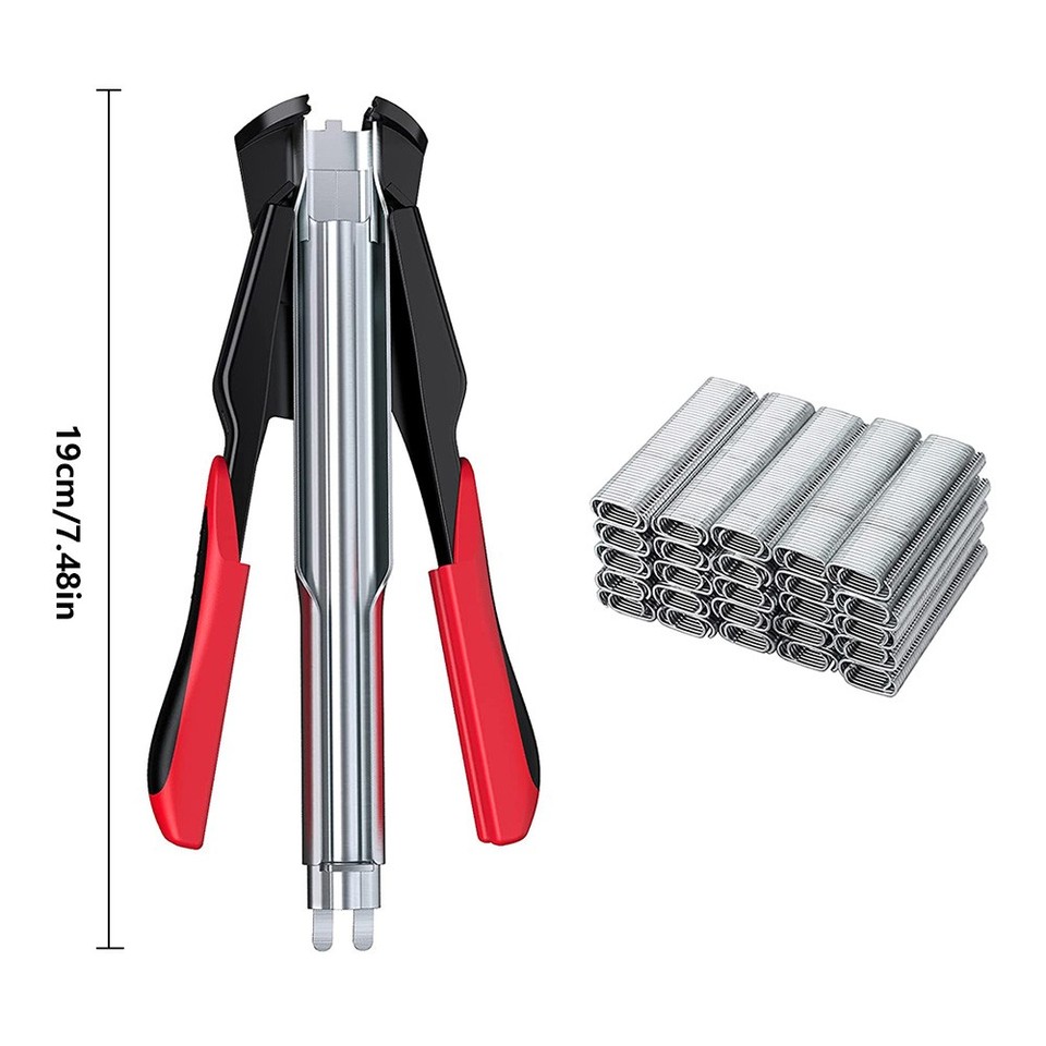 Type M Nail Ring Plier Kit Poultry Bird Cage Fasten Hog Wire Clamp ...