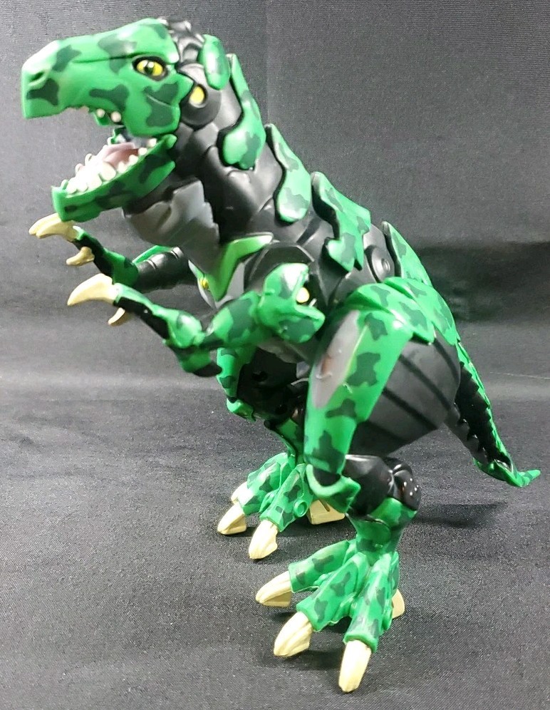 Bakugan Battle Planet Trox Deluxe Action Figure 7” Tall Green Trex ...