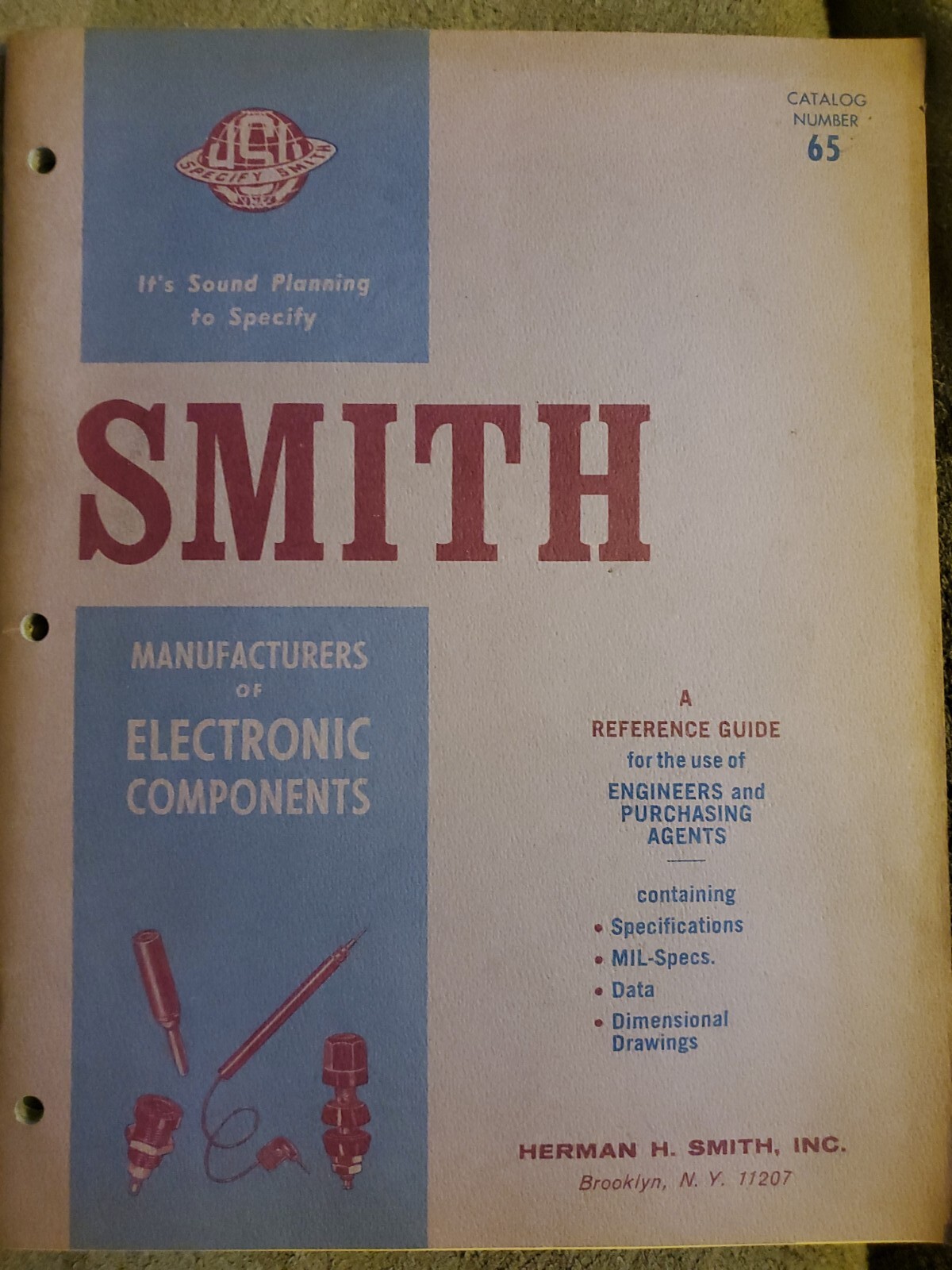 1965 Smith Manufacture Electronic Component Reference Guide A26 | eBay