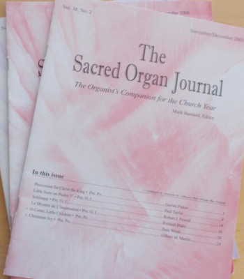 Lot Sacred Organ Journal 3 Issues 2000, 2003, 2005 Unmarked | eBay
